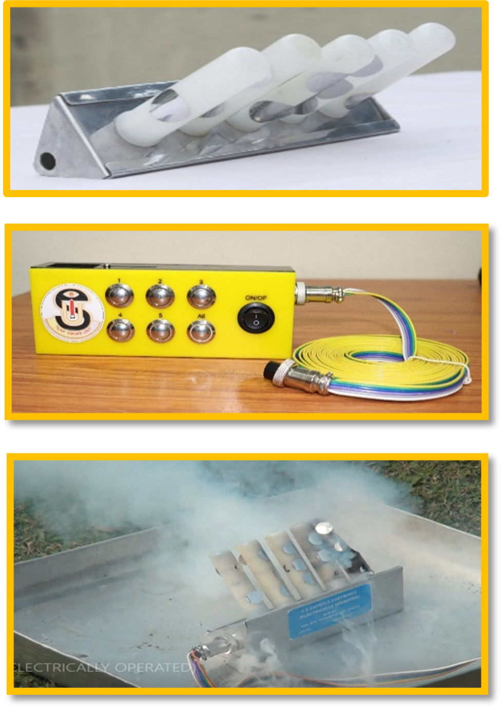 CS CAPSULE CARTRIDGE (ELECTRICALLY OPERATED) | Tear Smoke Unit (TSU)